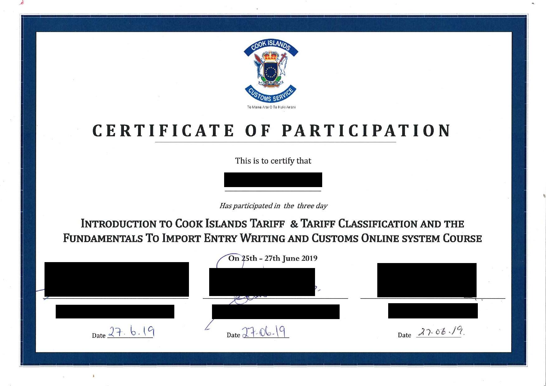 Cook Islands trade information portal import and export/import procedures